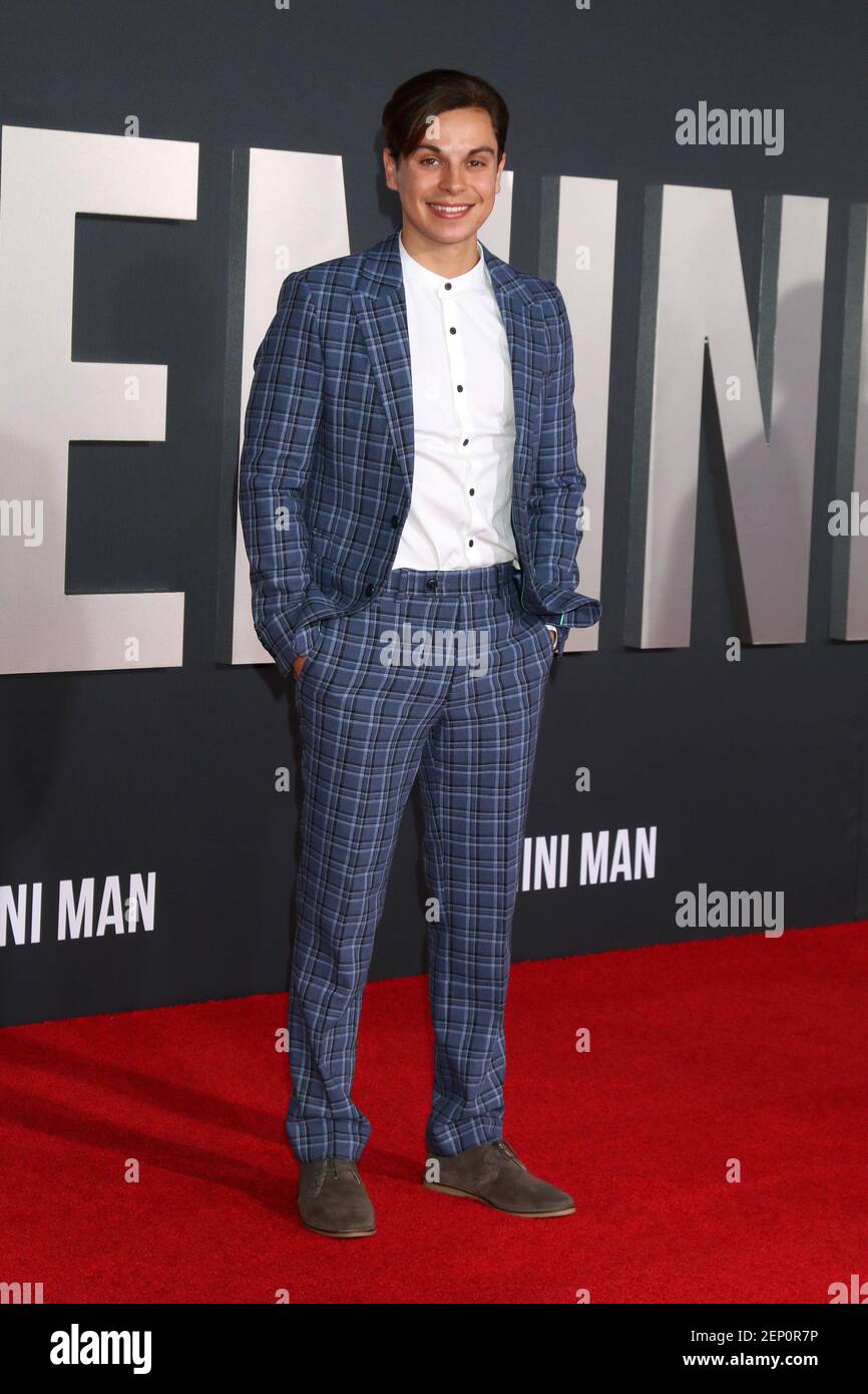 Jake T Austin at the "Gemini Man" Premiere at the TCL Chinese Theater ...
