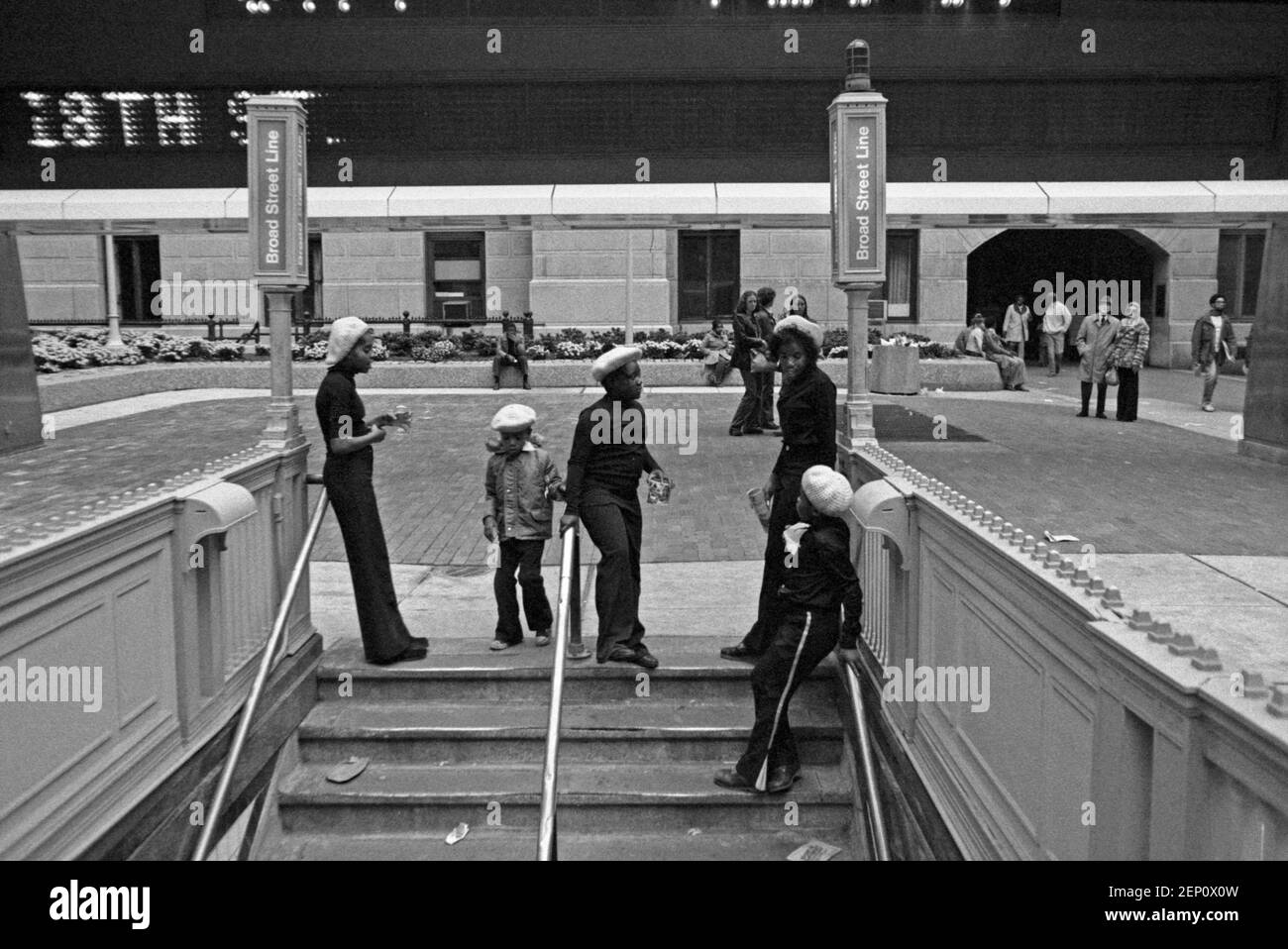 Christmas Charity Event, Philadelphia, USA, 1976 Stock Photo - Alamy