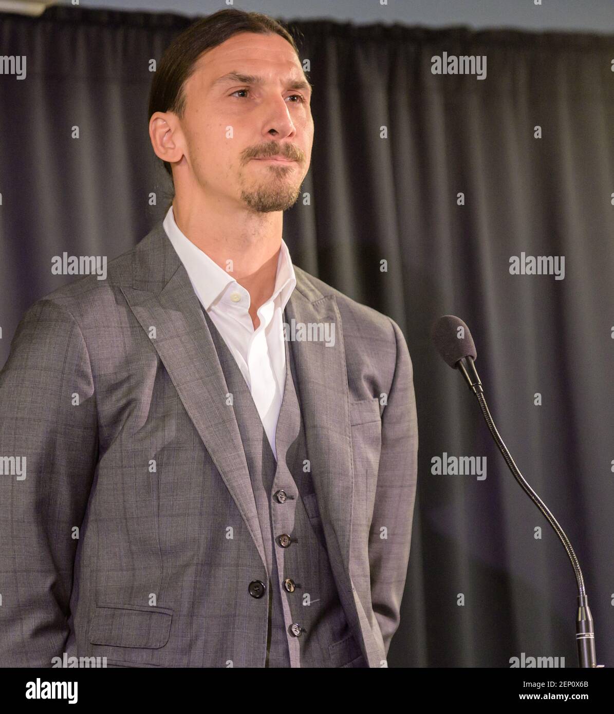Malmö, Sweden.8th October, 2019. Swedish soccer player Zlatan ...