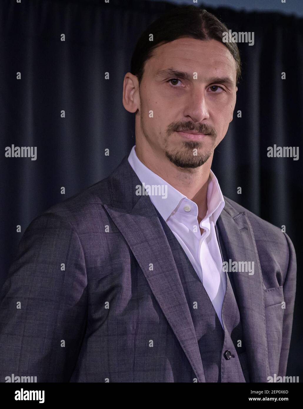 Malmö, Sweden.8th October, 2019. Swedish soccer player Zlatan ...