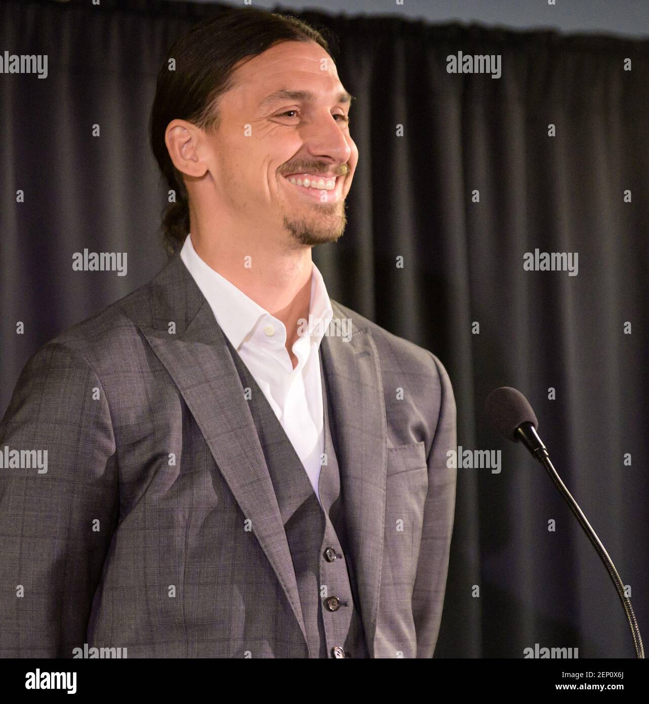 Malmö, Sweden.8th October, 2019. Swedish soccer player Zlatan ...