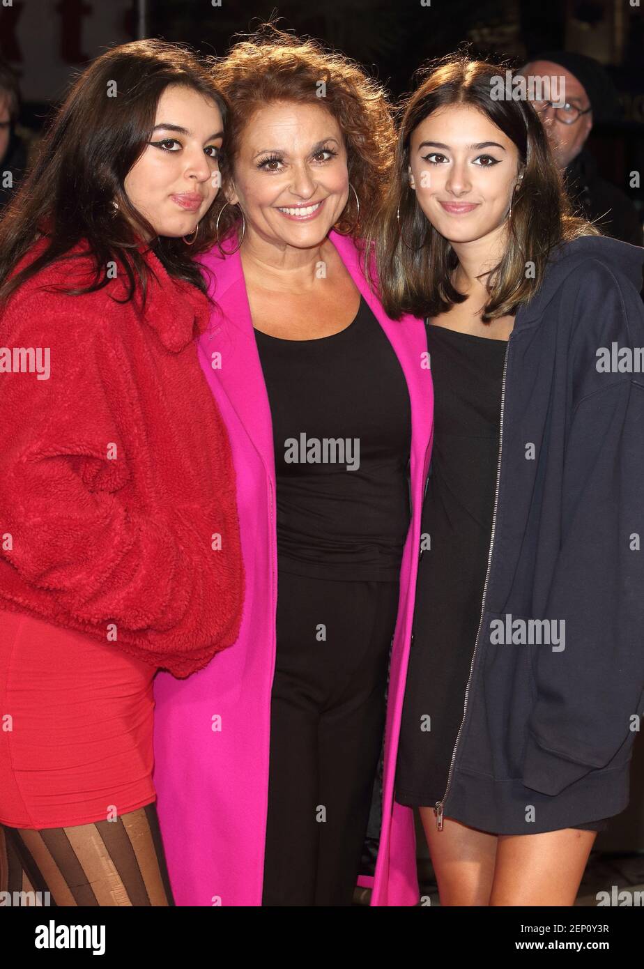 Nadia Sawalha with daughters Maddie and Kiki-Bee attend The BFI 63rd ...