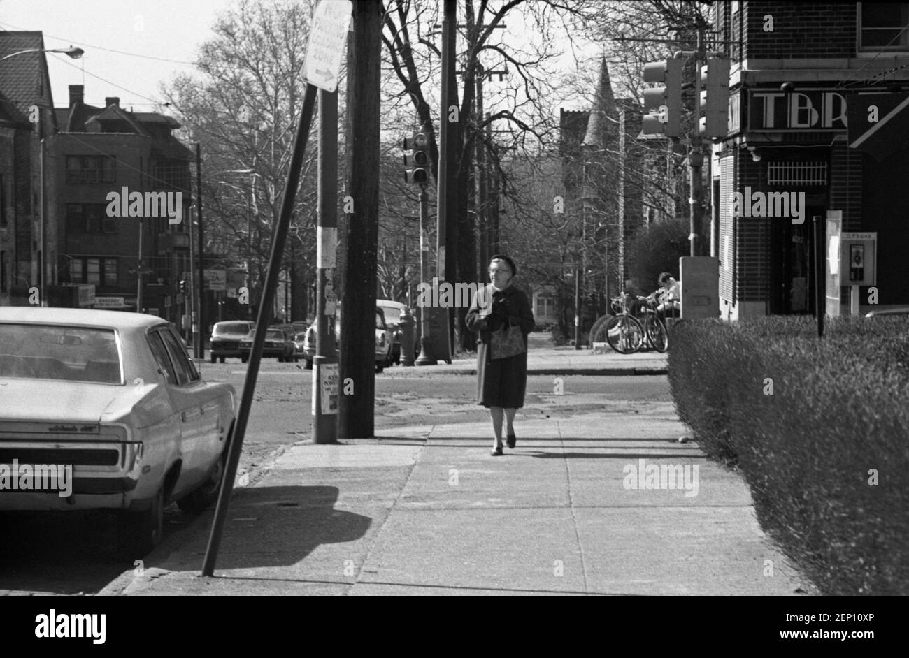 Street scene, Philadelphia, USA, 1976 Stock Photo - Alamy