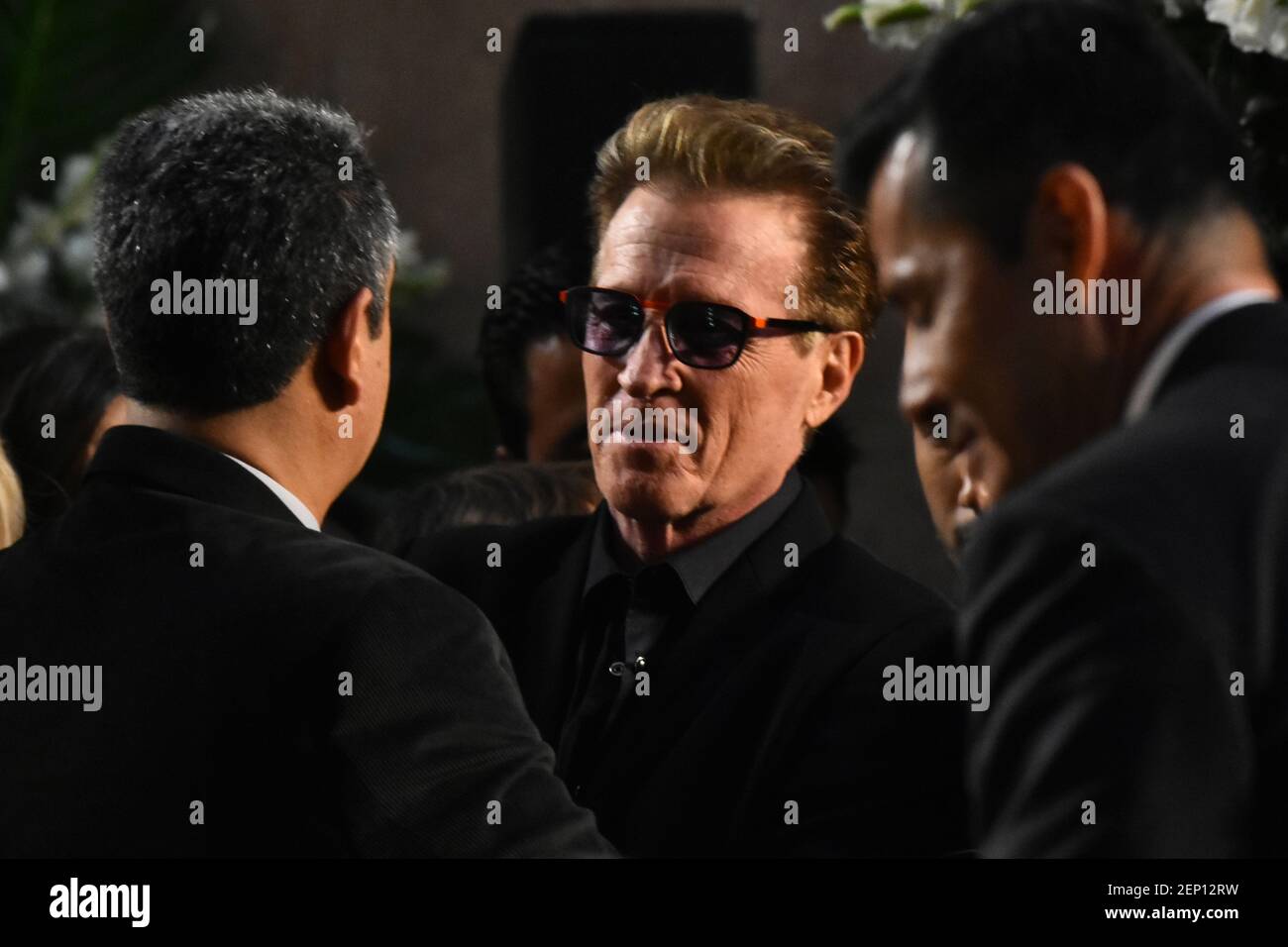 MEXICO CITY, MEXICO - OCTOBER 9: Emmanuel during a posthumous tribute ...