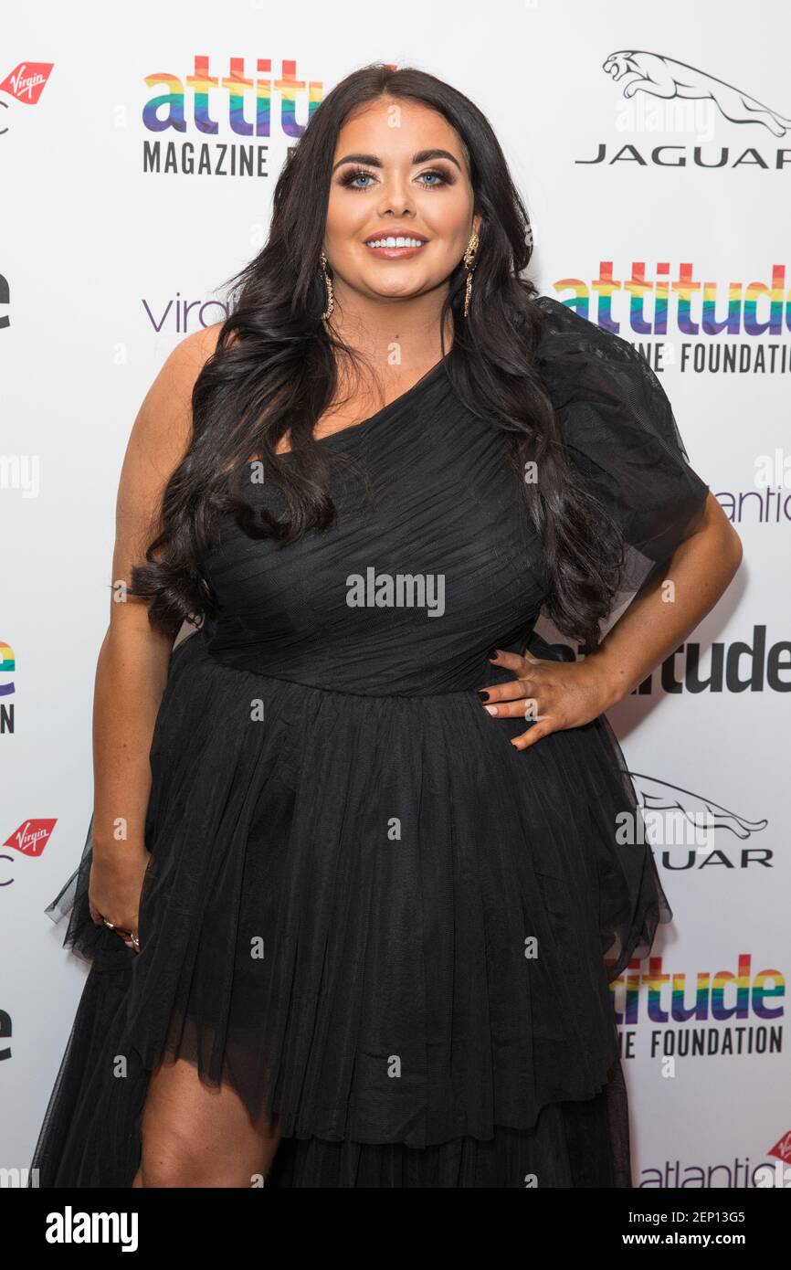Scarlett Moffatt attends the Virgin Atlantic Attitude Awards 2019 ...