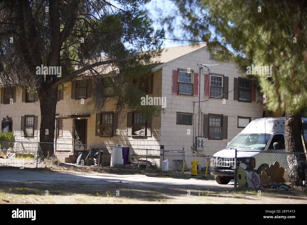 Apartment buildings once military barracks off Jeb Stuart Rd., are some ...