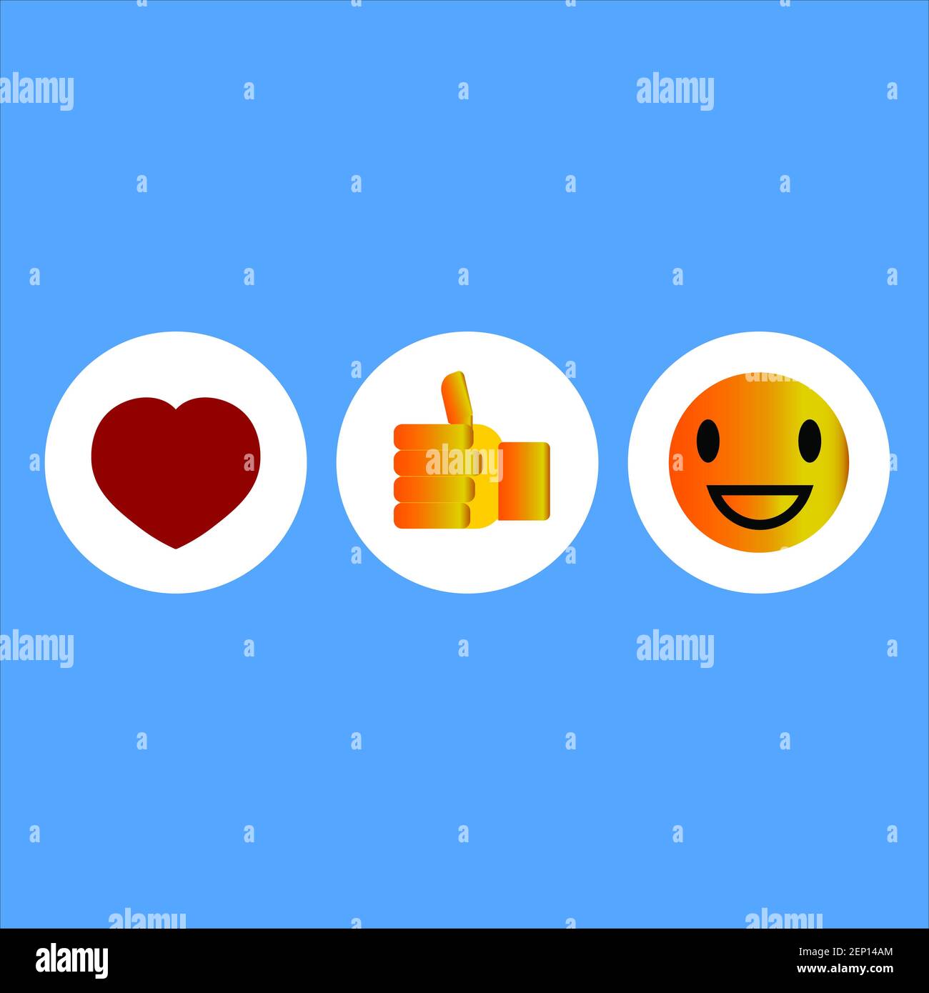 Emoticon smiley face red web hi-res stock photography and images - Alamy