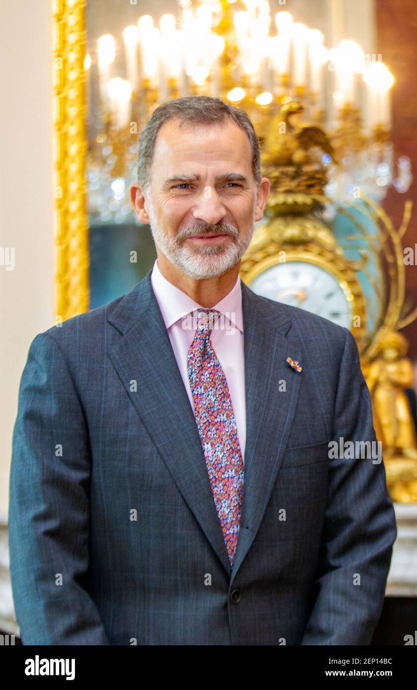 King Willem Alexander of the Netherlands receives King Felipe VI of ...