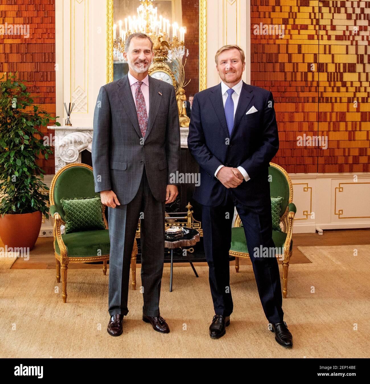 King Willem Alexander of the Netherlands receives King Felipe VI of ...