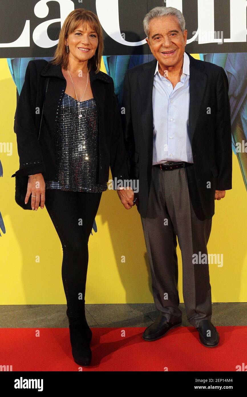 Andres Pajares and Juana Gil attend Adios Arturo premiere by La Cubana ...