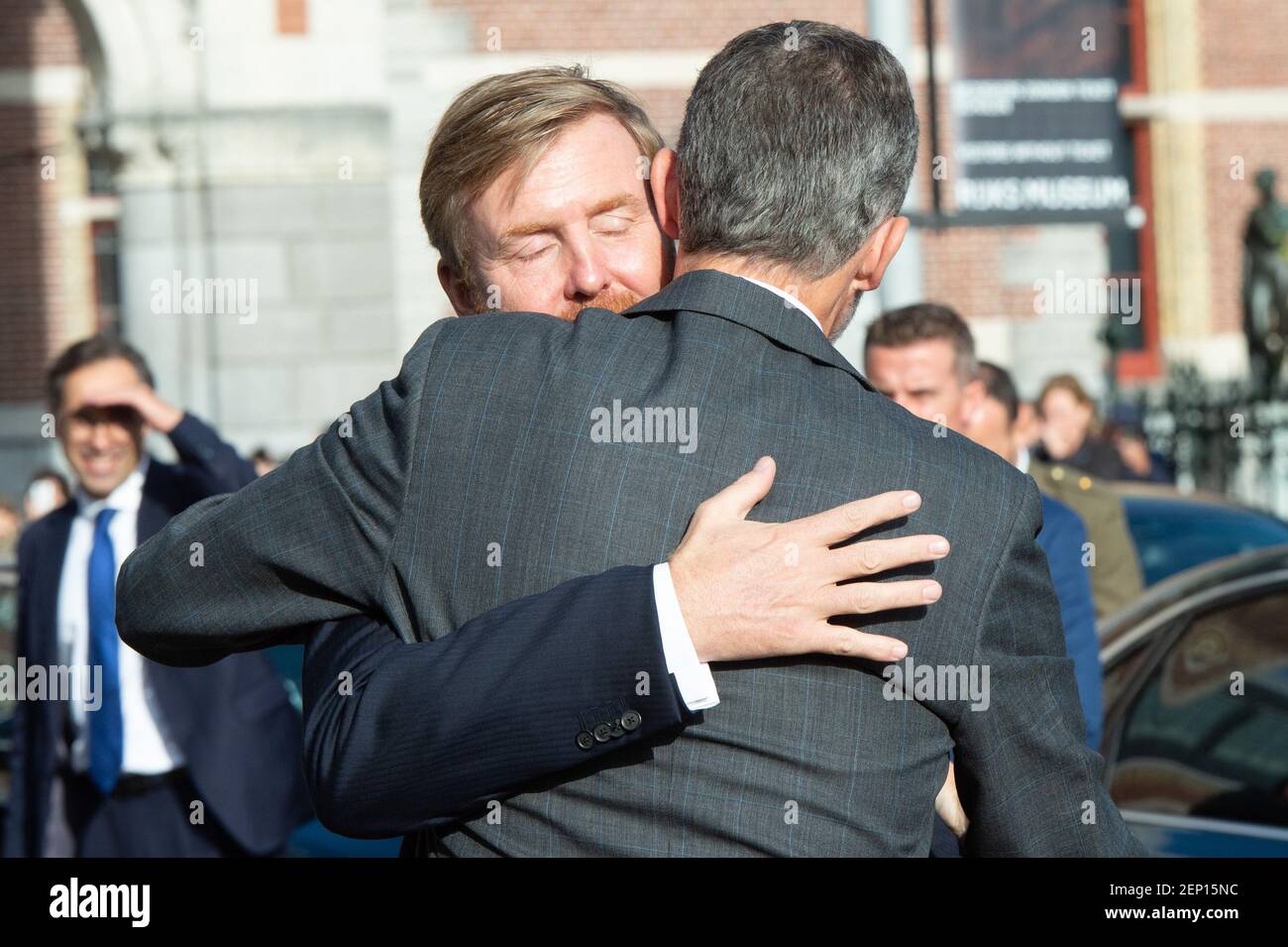 King Willem-Alexander and King Felipe attend the opening of the ...