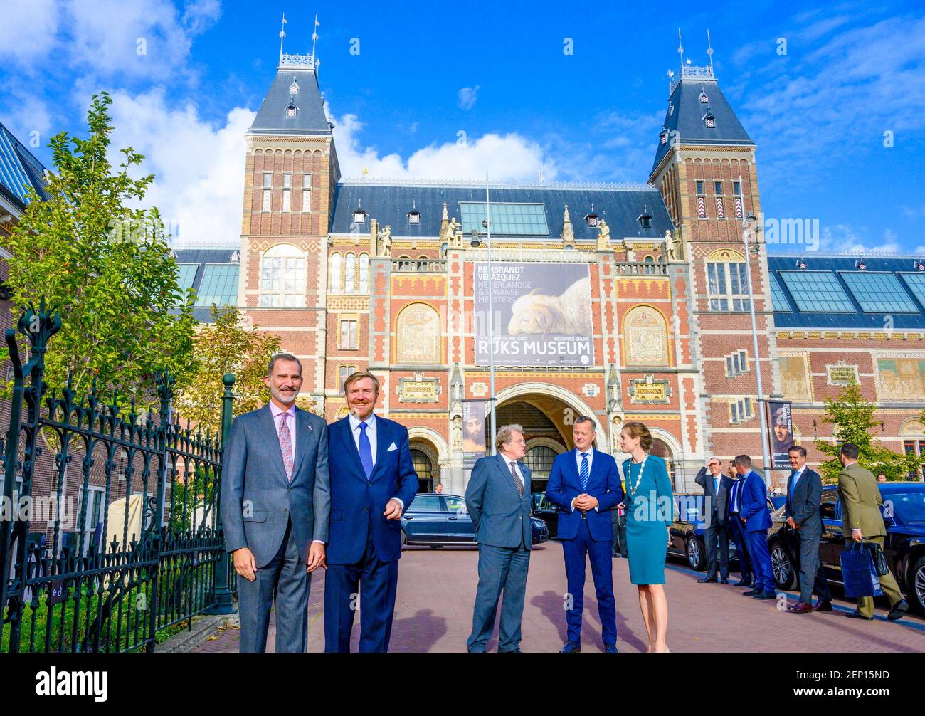 King Willem-Alexander and King Felipe attend the opening of the ...