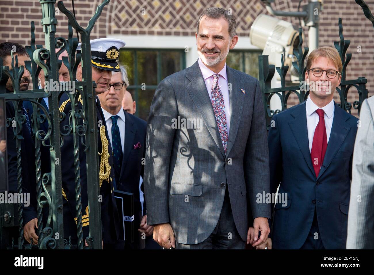 King Willem-Alexander and King Felipe attend the opening of the ...