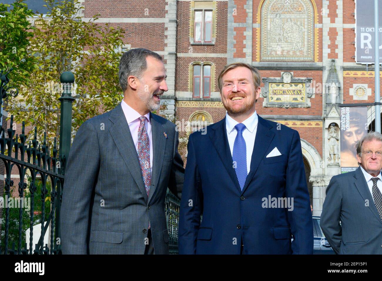 King Willem-Alexander and King Felipe attend the opening of the ...