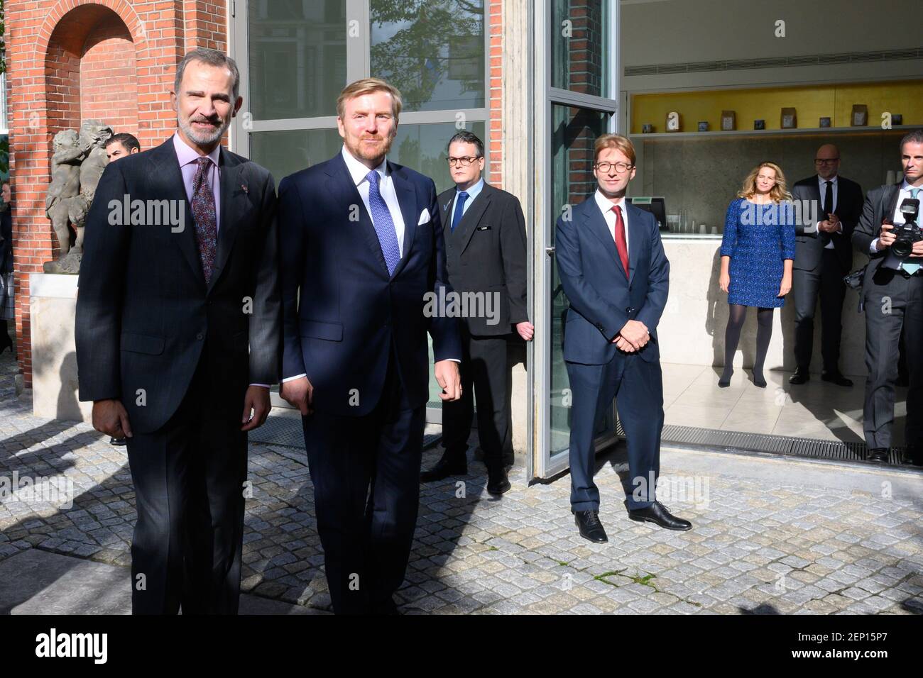King Willem-Alexander and King Felipe attend the opening of the ...