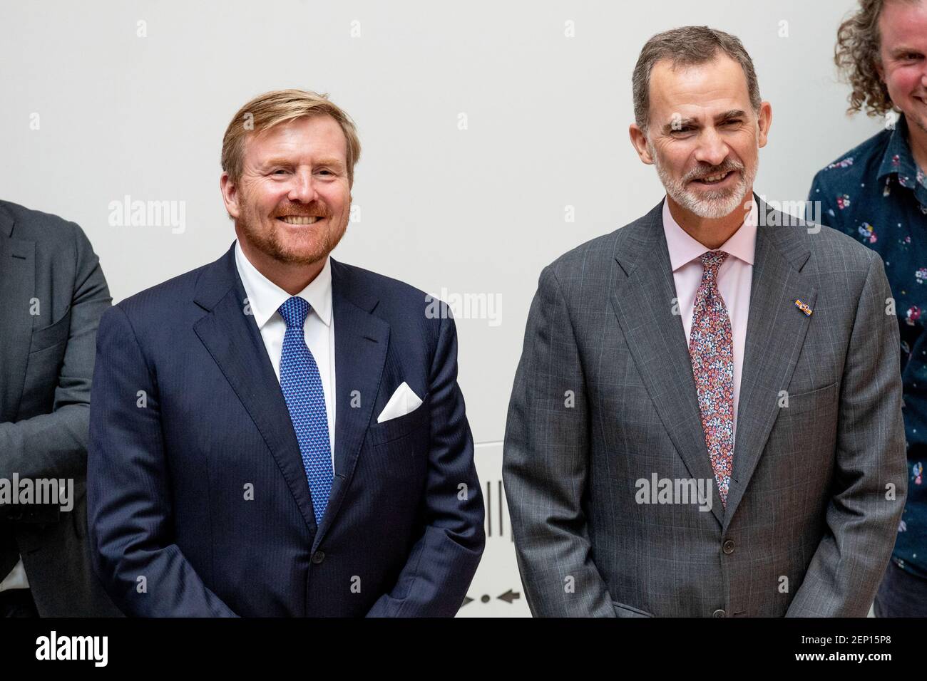King Willem-Alexander and King Felipe attend the opening of the ...