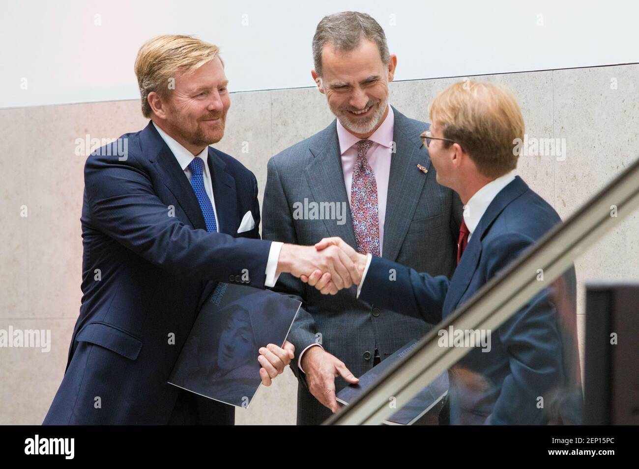 King Willem-Alexander and King Felipe attend the opening of the ...