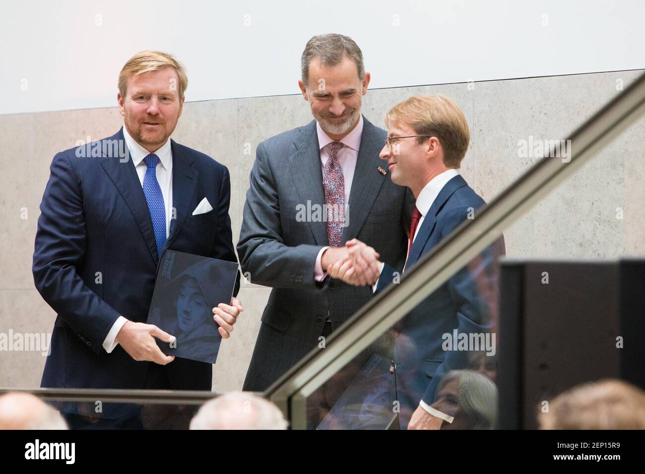 King Willem-Alexander and King Felipe attend the opening of the ...