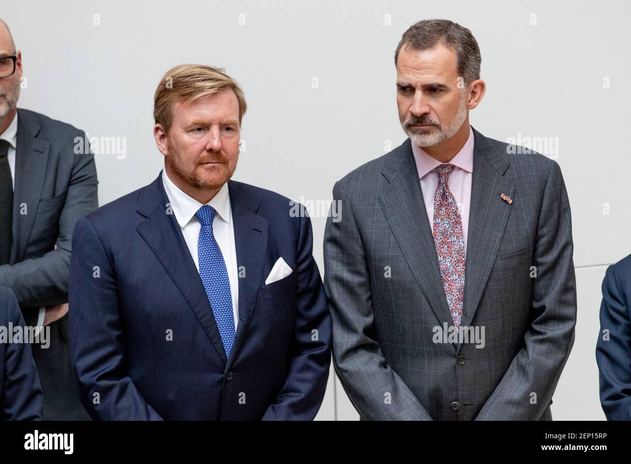 King Willem-Alexander and King Felipe attend the opening of the ...