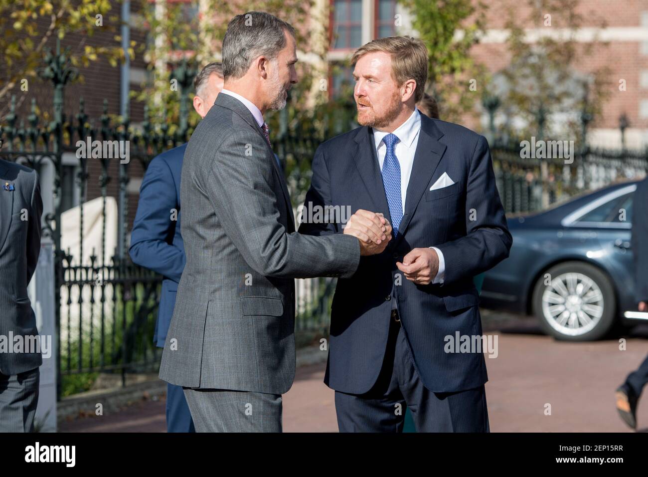 King Willem-Alexander and King Felipe attend the opening of the ...