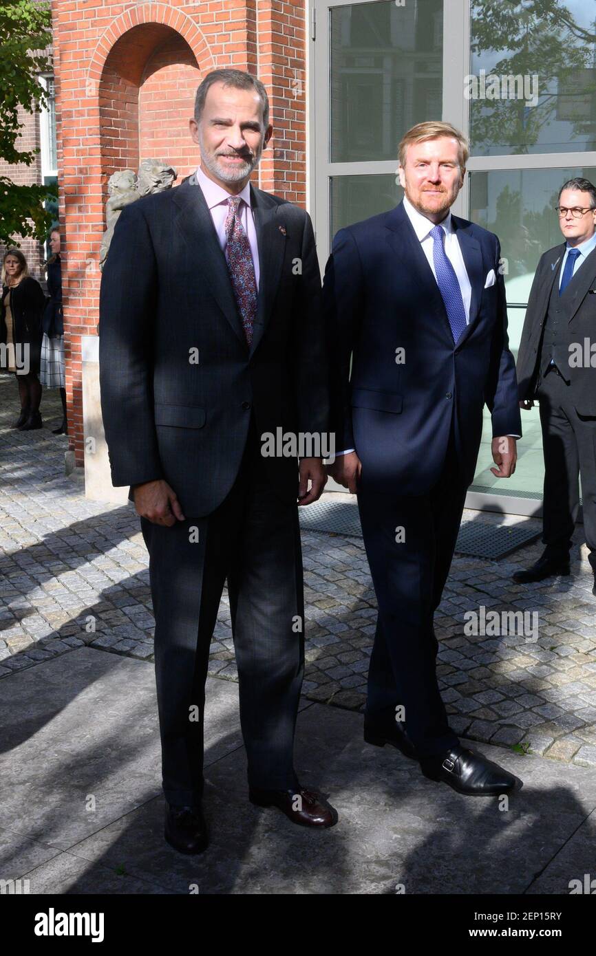 King Willem-Alexander and King Felipe attend the opening of the ...
