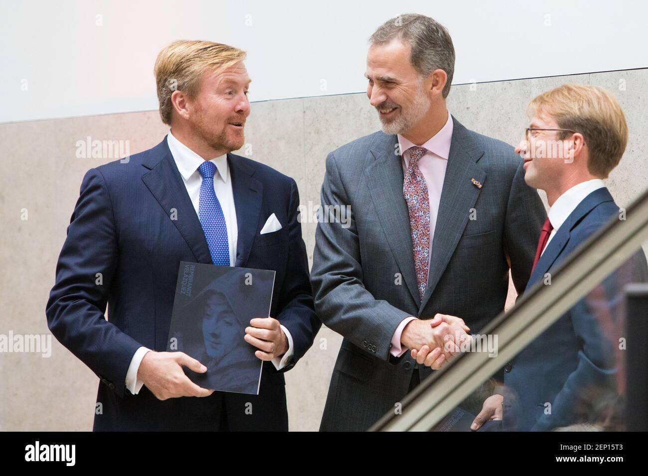 King Willem-Alexander and King Felipe attend the opening of the ...