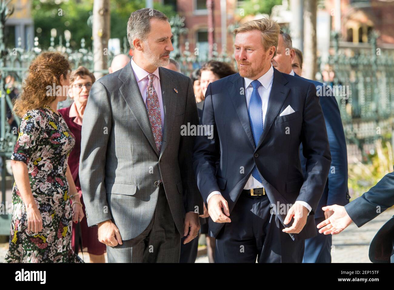 King Willem-Alexander and King Felipe attend the opening of the ...