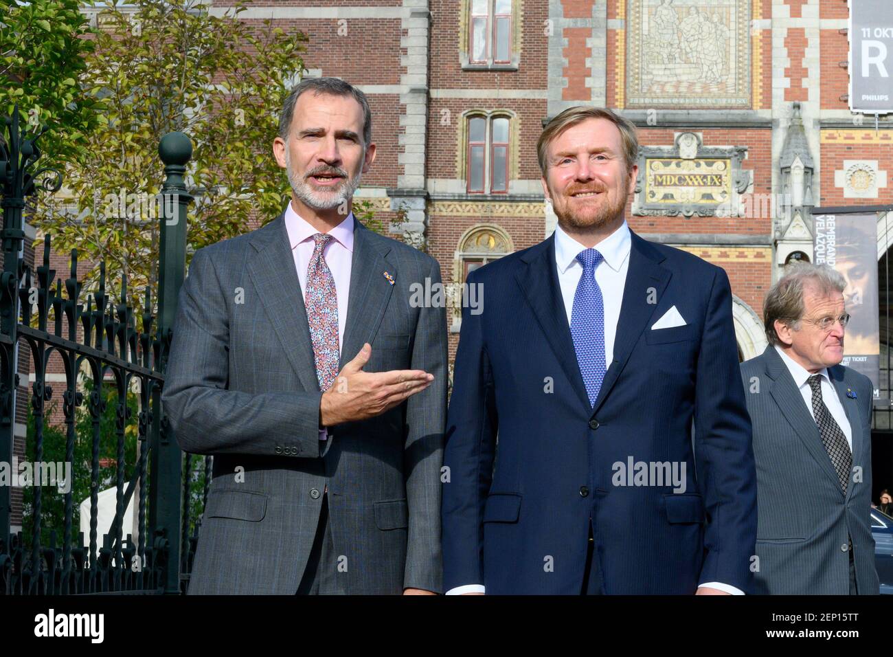 King Willem-Alexander and King Felipe attend the opening of the ...