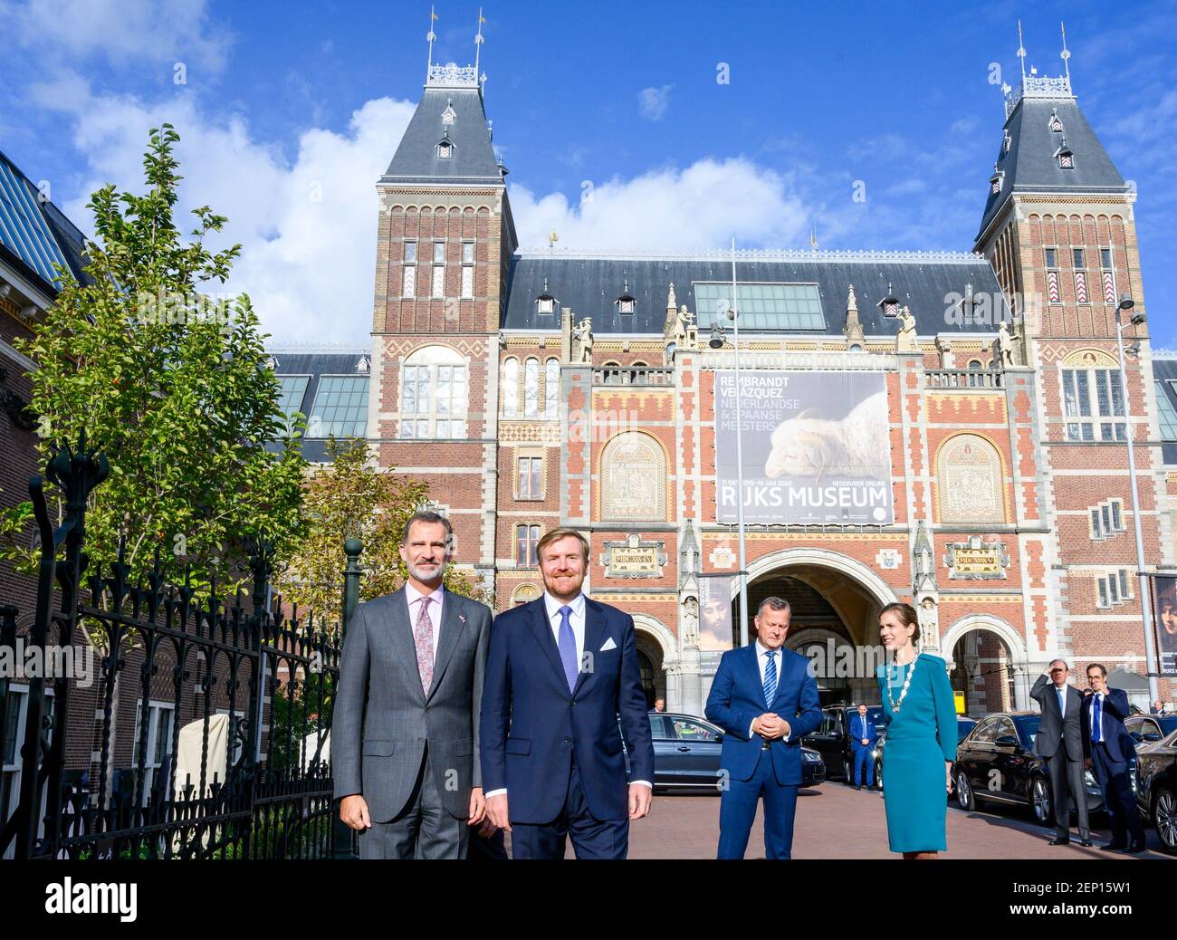 King Willem-Alexander and King Felipe attend the opening of the ...