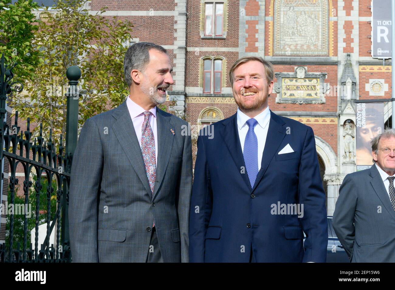 King Willem-Alexander and King Felipe attend the opening of the ...