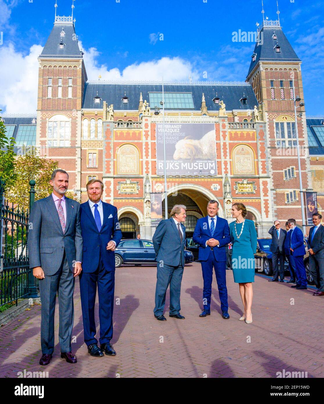 King Willem-Alexander and King Felipe attend the opening of the ...