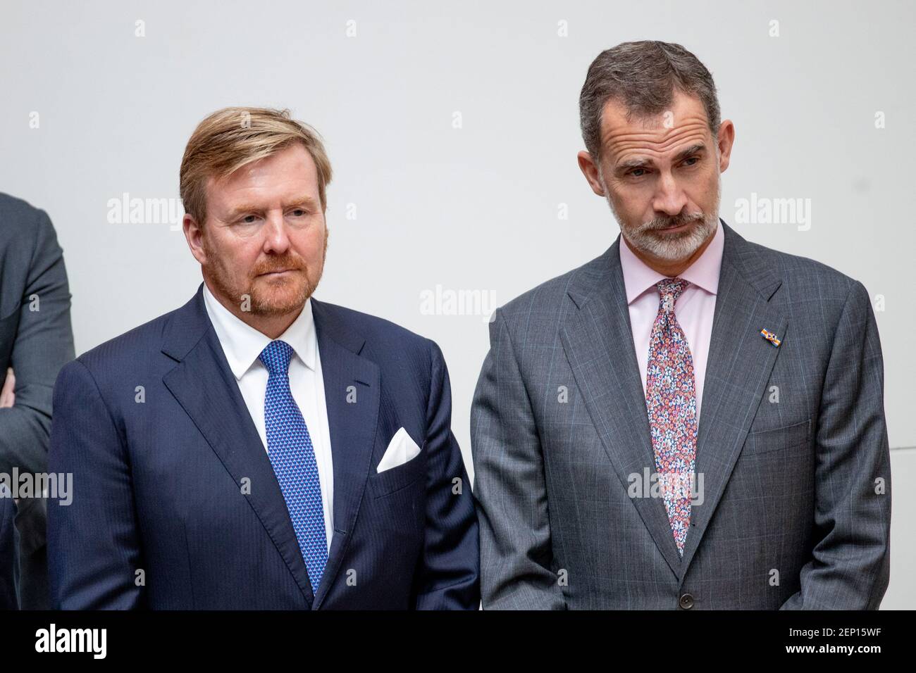 King Willem-Alexander and King Felipe attend the opening of the ...