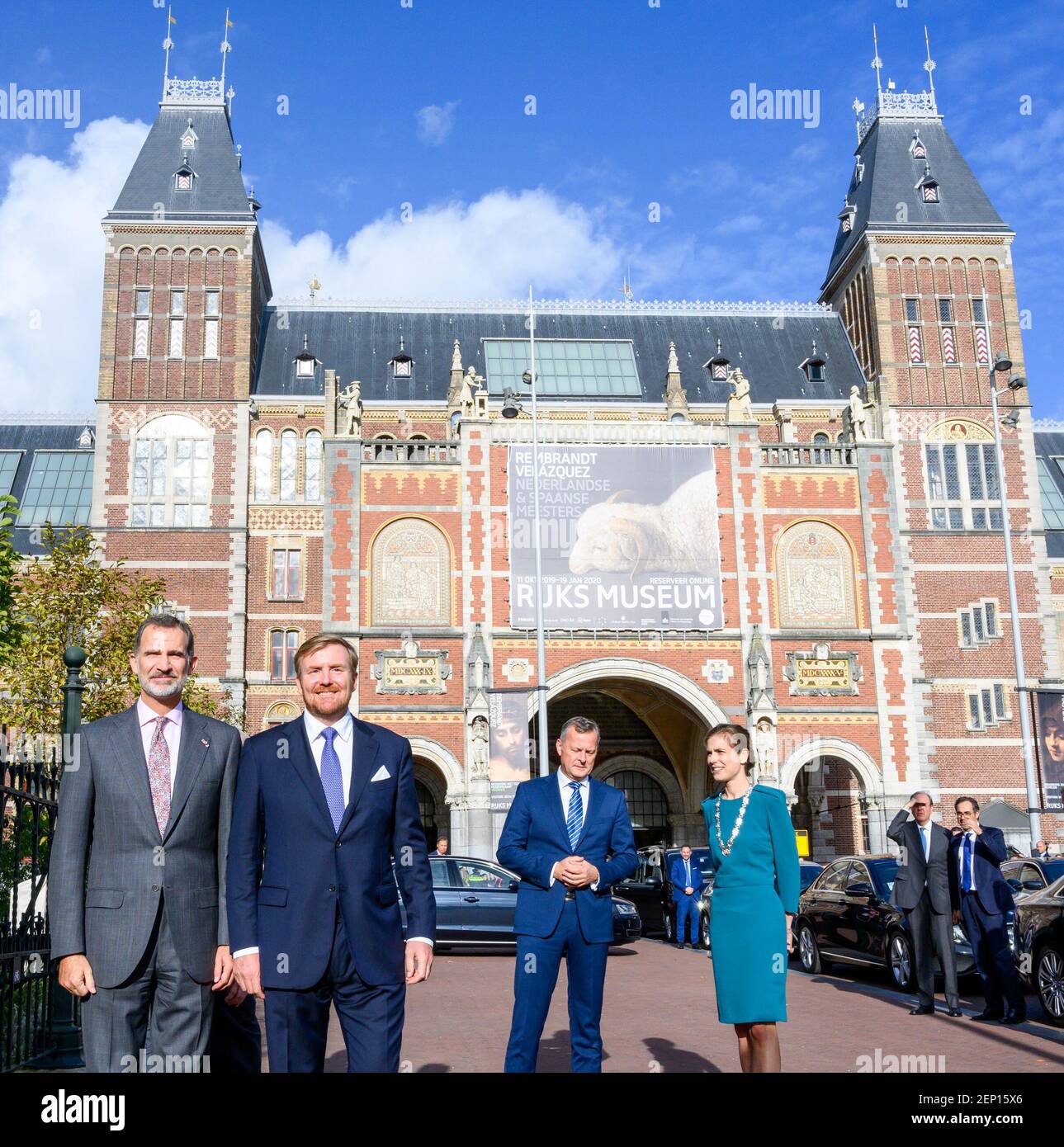 King Willem-Alexander and King Felipe attend the opening of the ...