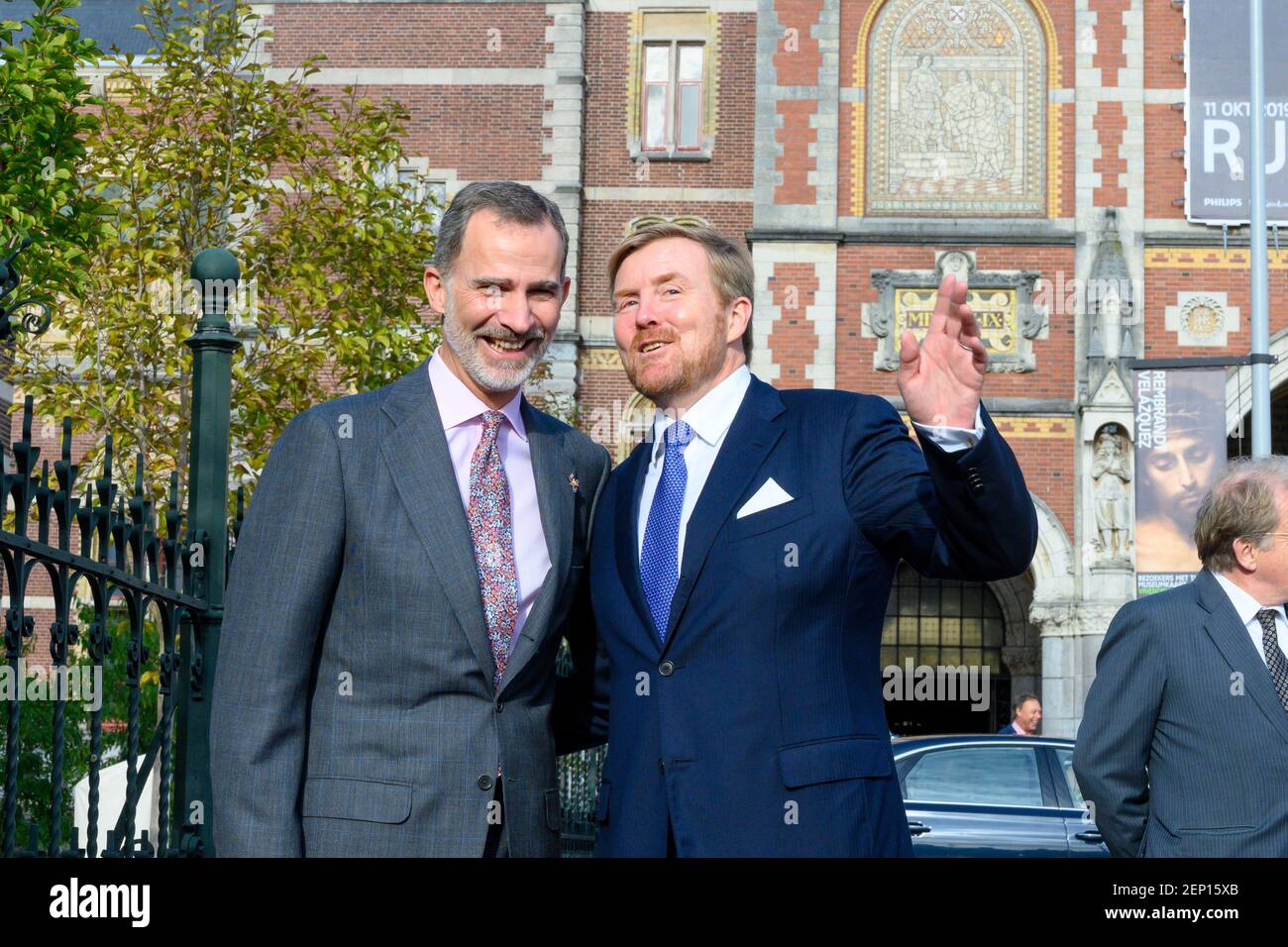 King Willem-Alexander and King Felipe attend the opening of the ...