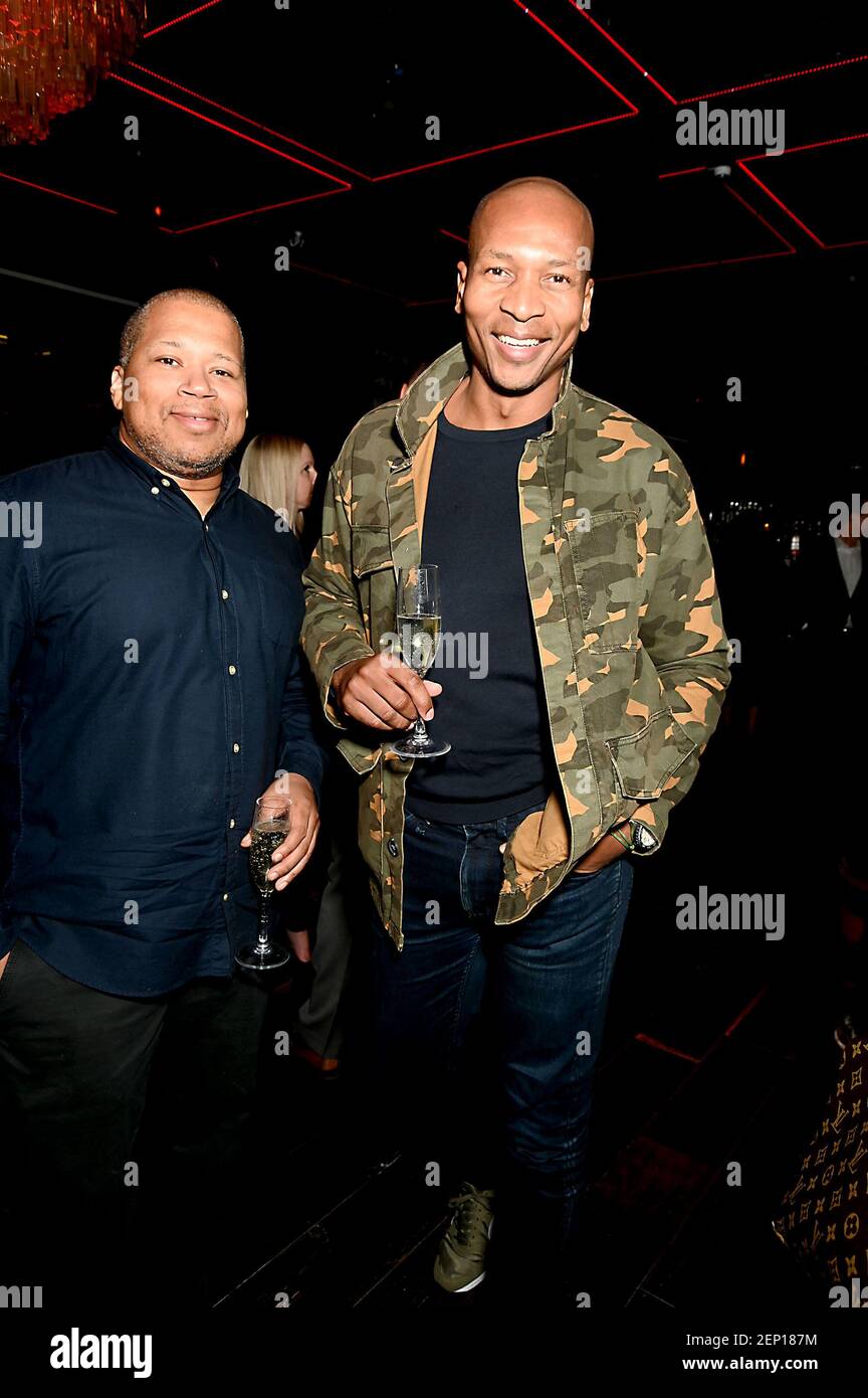 Devo Harris and Bruce Reynolds attends the Jason Binn and DuJour Media ...