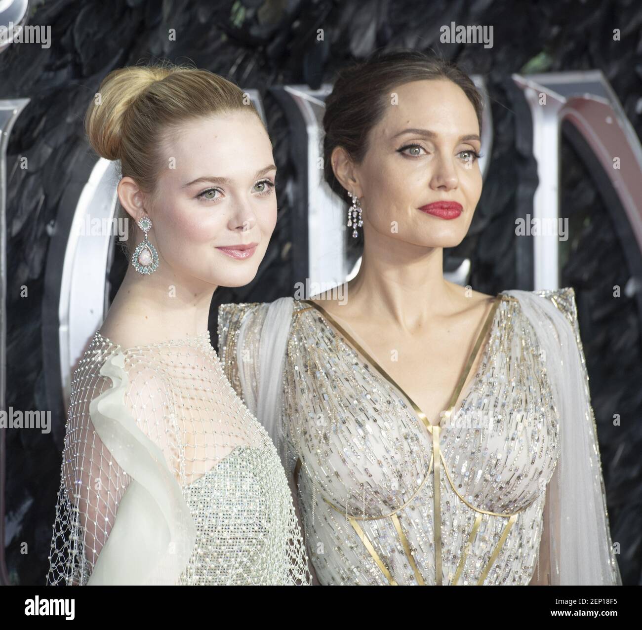Elle Fanning And Angelina Jolie In Maleficent