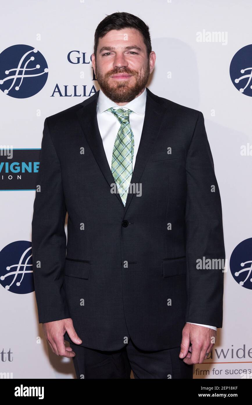 MMA Fighter Jim Miller attends the Global Lyme Alliance Fifth Annual ...