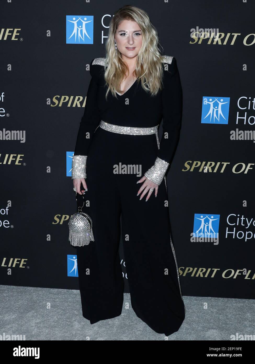 SANTA MONICA, LOS ANGELES, CALIFORNIA, USA - OCTOBER 10: Singer Meghan ...