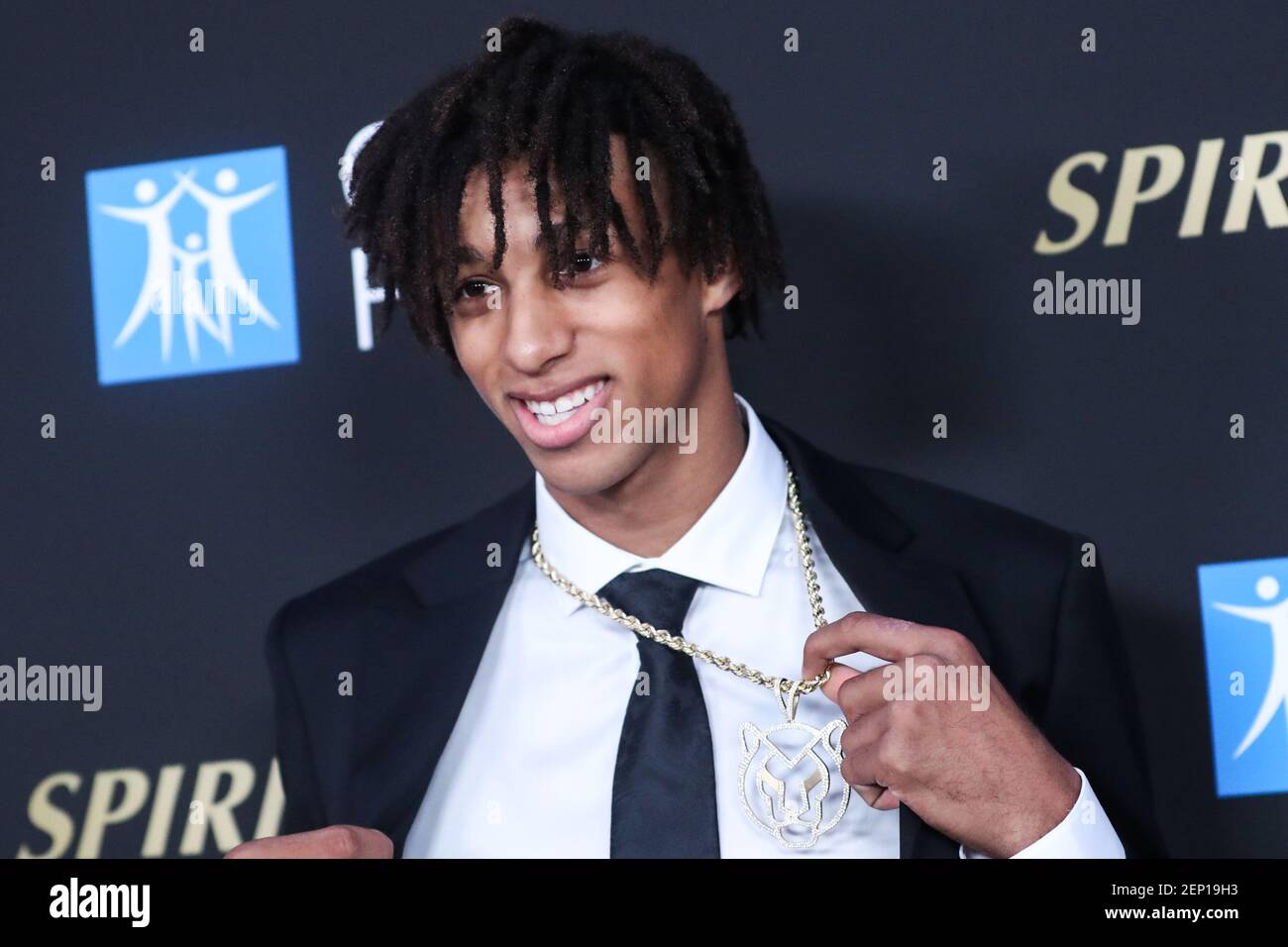 SANTA MONICA, LOS ANGELES, CALIFORNIA, USA - OCTOBER 10: Kofi arrives ...