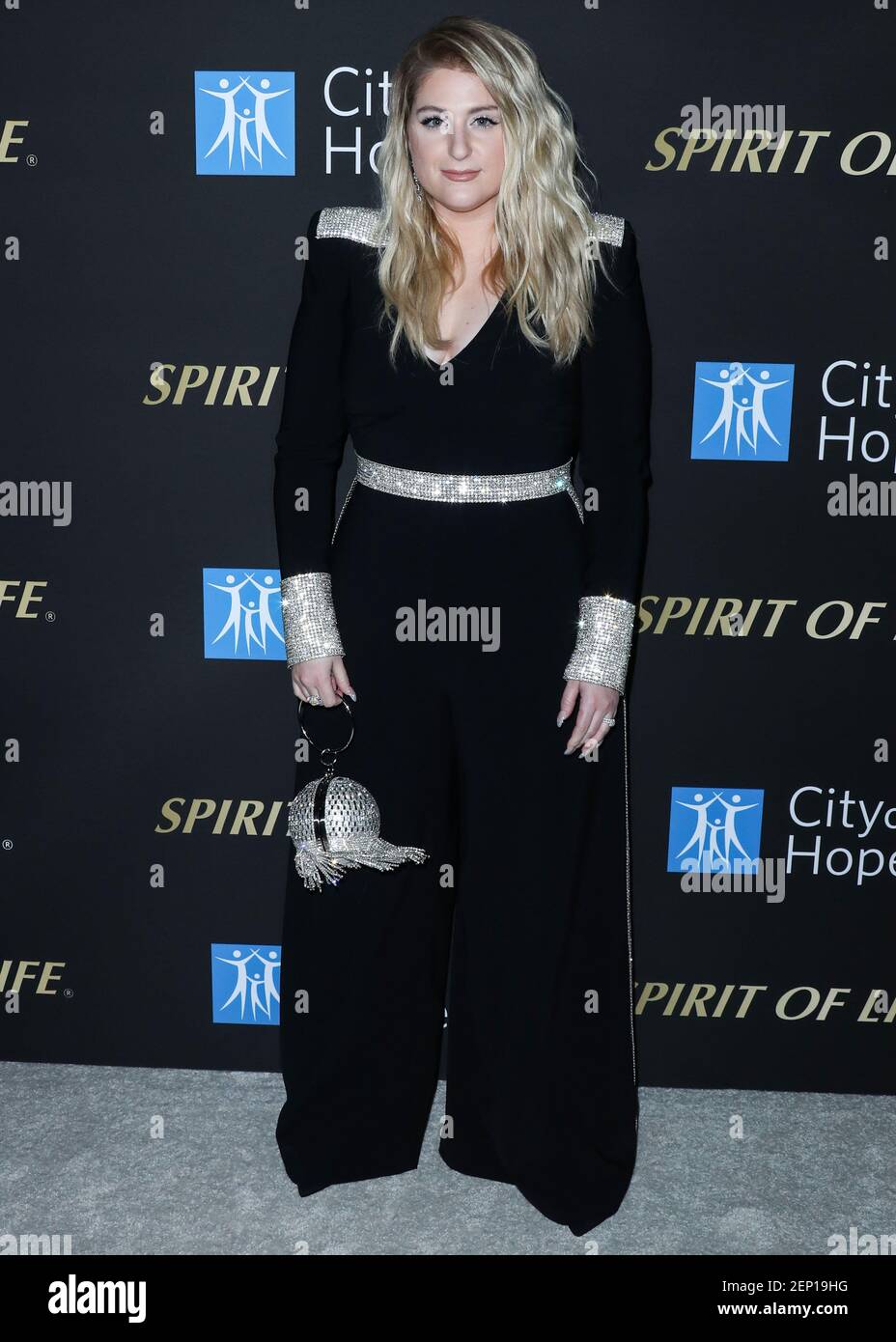 SANTA MONICA, LOS ANGELES, CALIFORNIA, USA - OCTOBER 10: Singer Meghan ...