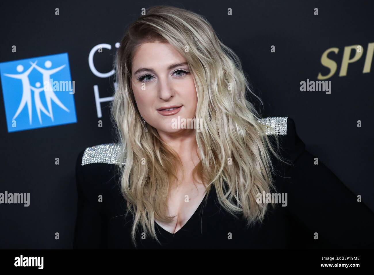 SANTA MONICA, LOS ANGELES, CALIFORNIA, USA - OCTOBER 10: Singer Meghan ...