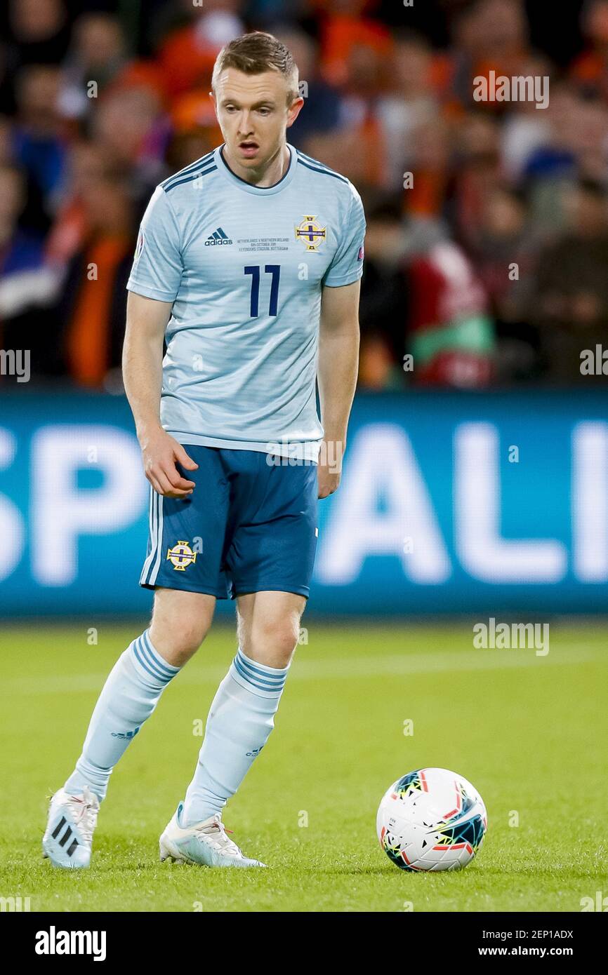 ROTTERDAM, Netherlands - Northern Ireland, qualification match European ...