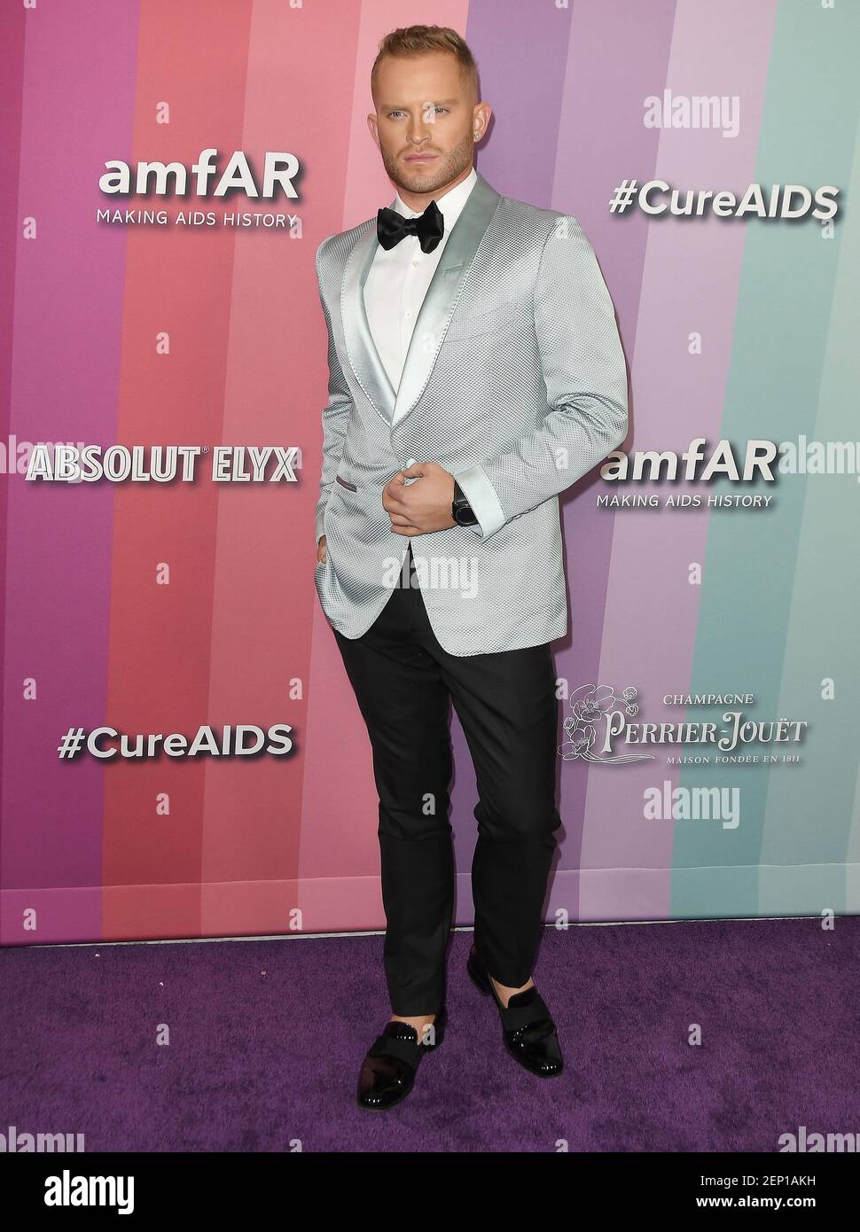 August Getty arrives at the 2019 amfAR Gala Los Angeles held at Milk ...