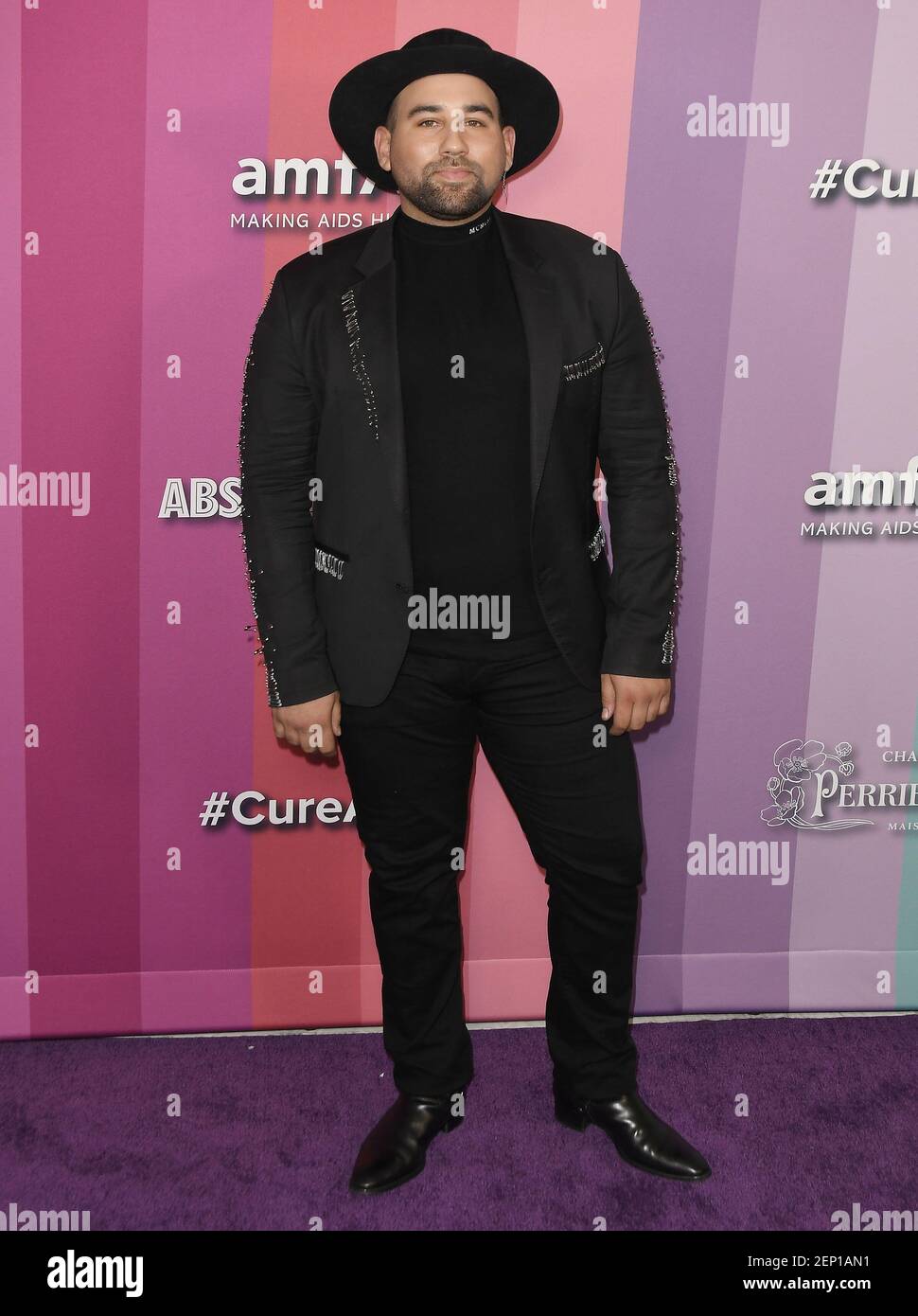 Parson James arrives at the 2019 amfAR Gala Los Angeles held at Milk ...