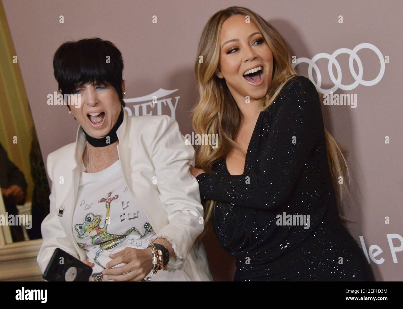(L-R) Diane Warren and Mariah Carey at the Variety's 2019 Power Of ...
