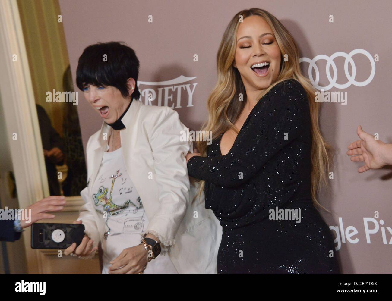 (L-R) Diane Warren and Mariah Carey at the Variety's 2019 Power Of ...