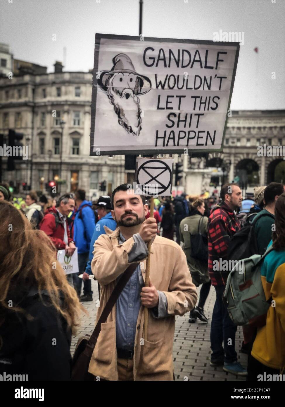 (10/11/2019) Extinction Rebellion activists are protesting in cities ...