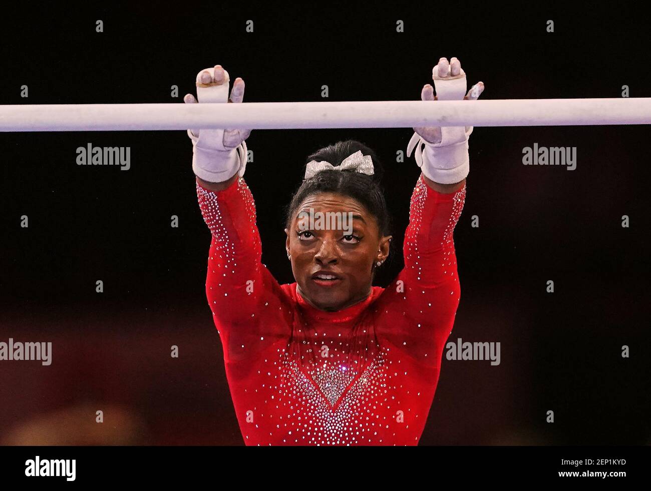 October 12, 2019: Simone Biles of United States of America competing in ...