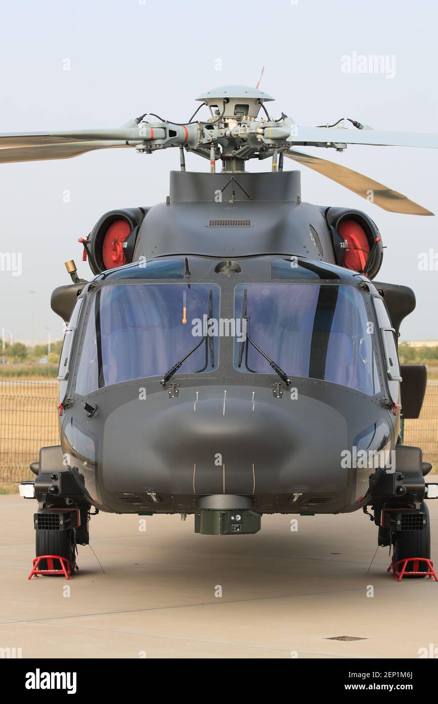 Harbin Z-20 or Zhi-20, a medium lift helicopter produced in the ...