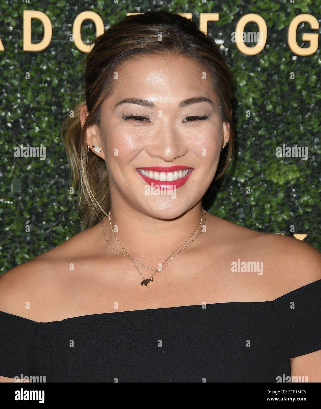 Jenna Ushkowitz arrives at the 5th Annual Baby Ball held at the Goya ...